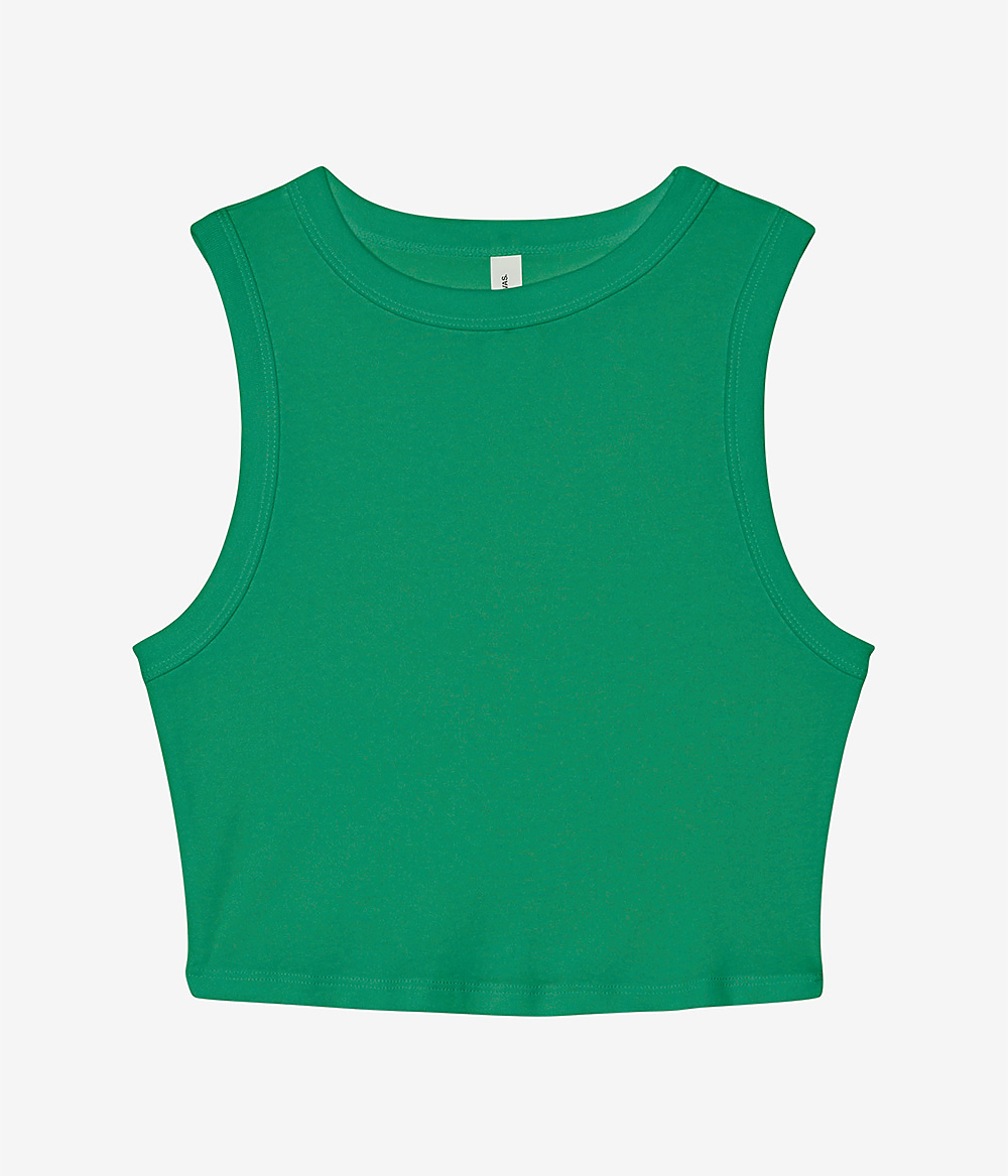 Womens Micro Rib Muscle Crop | Staton-Corporate-and-Casual