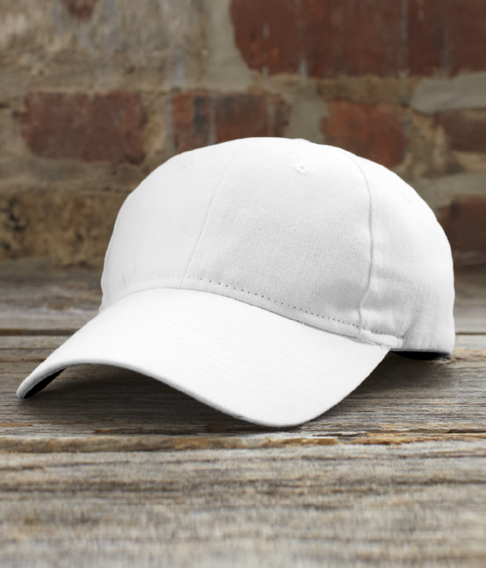 6 Panel Brushed Twill Cap | For-Activewear