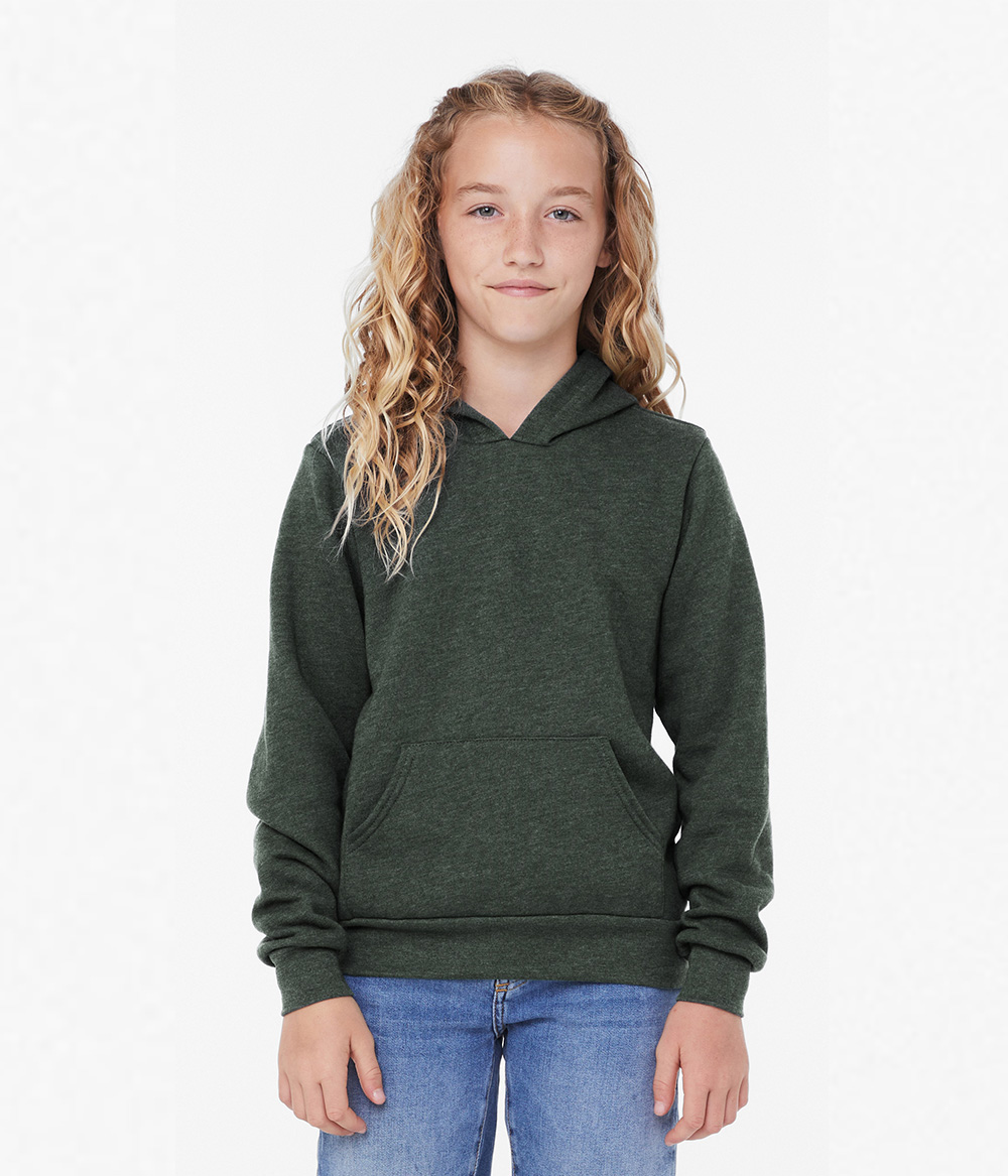 Youth Sponge Fleece Hoodie For Activewear 