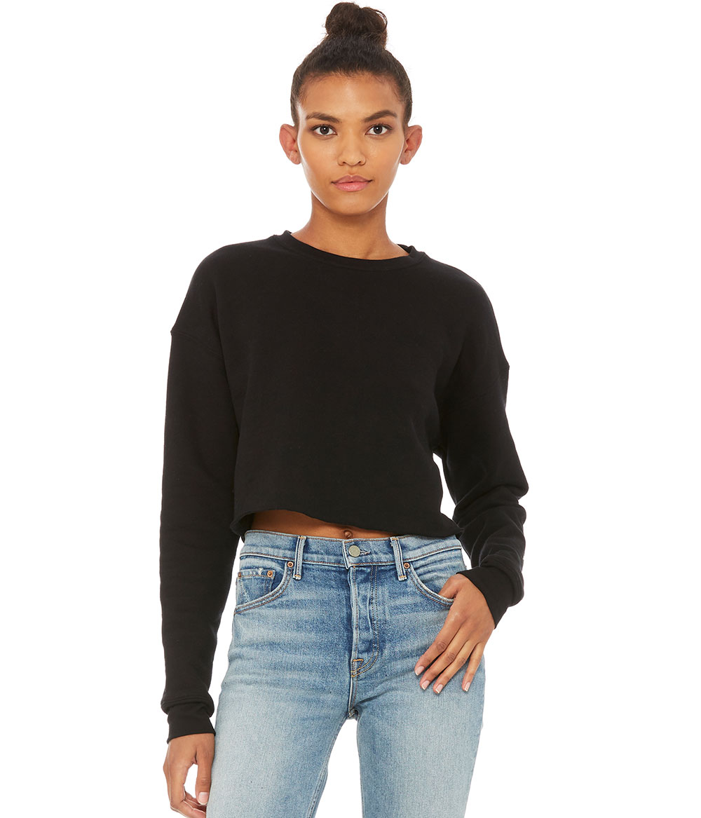 Womens Cropped Crew Fleece | Staton-Corporate-and-Casual