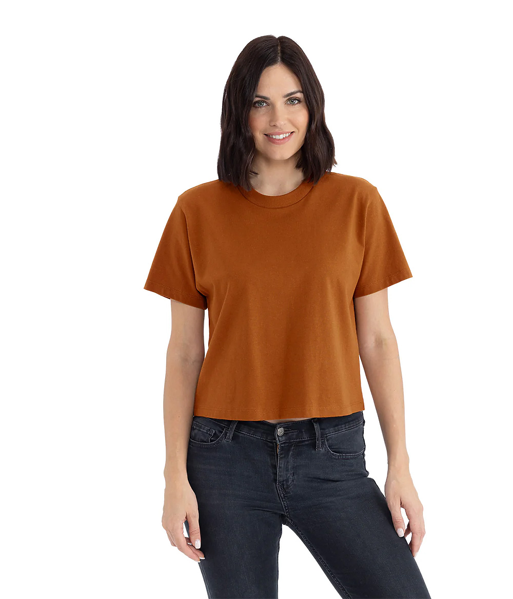 Womens Heavyweight Boxy Tee | Staton-Corporate-and-Casual