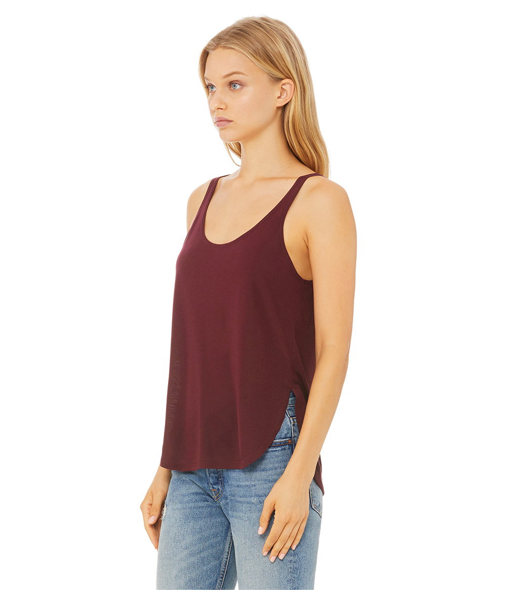 Womens Flowy Side Slit Tank | Staton-Corporate-and-Casual