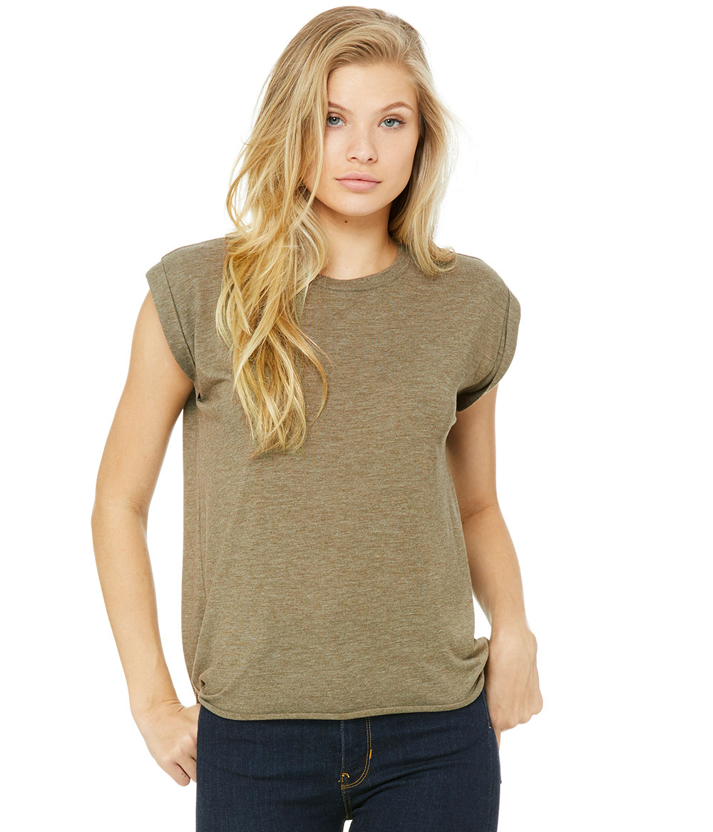 Womens Flowy Muscle Tee | Staton-Corporate-and-Casual