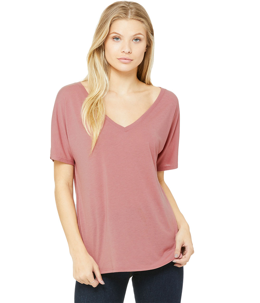 Womens Slouchy V-Neck Tee | Staton-Corporate-and-Casual