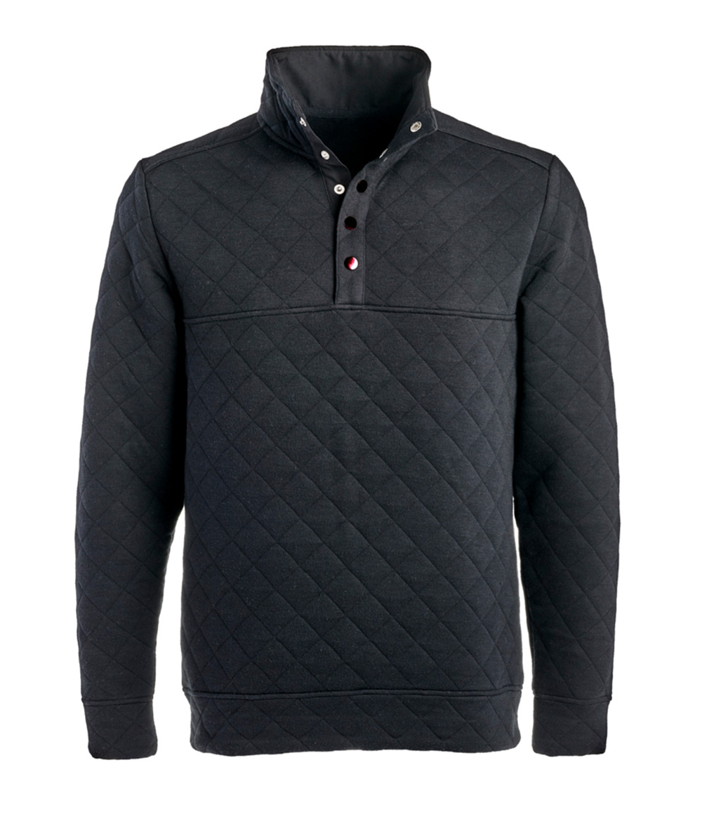 Quilted Snap Pullover | Staton Corporate and Casual