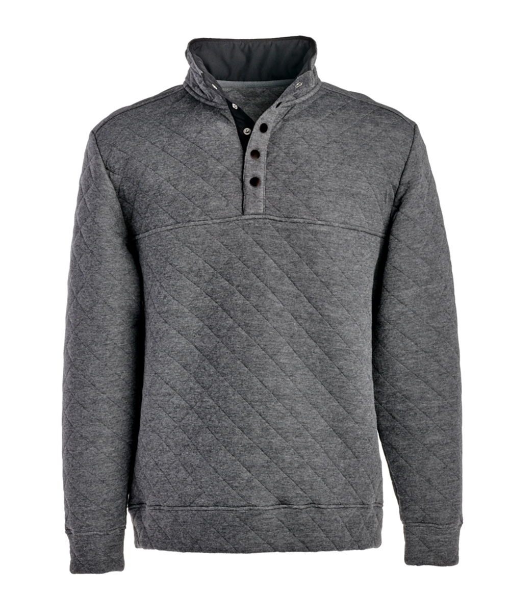 Quilted Snap Pullover | Staton Corporate and Casual