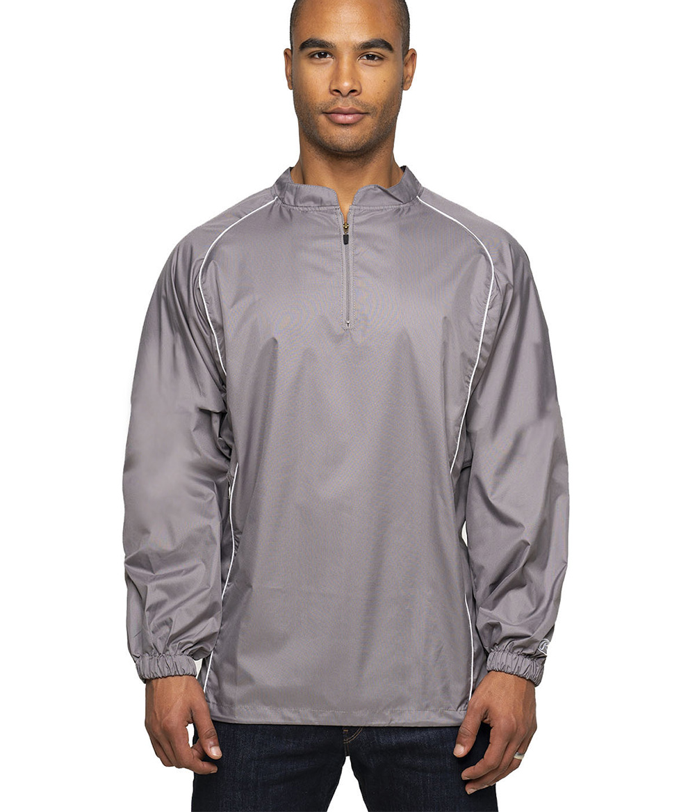 1/4 Zip Poly Dobby Jacket | Staton-Corporate-and-Casual