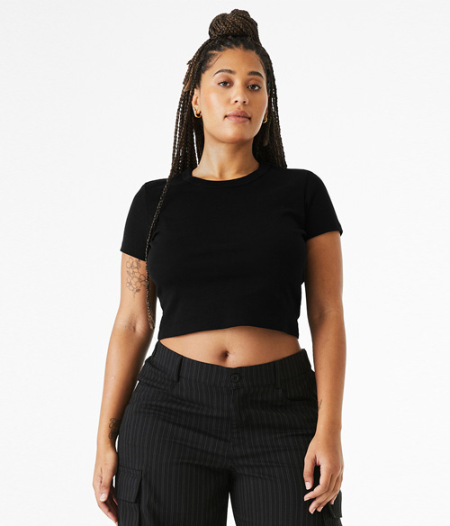 Womens Micro Rib Baby Tee | Staton-Corporate-and-Casual