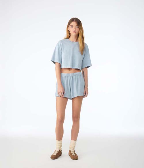 Womens Garment Dye Crop | Staton Corporate and Casual