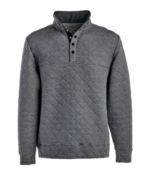 Quilted Snap Pullover | Staton Corporate and Casual